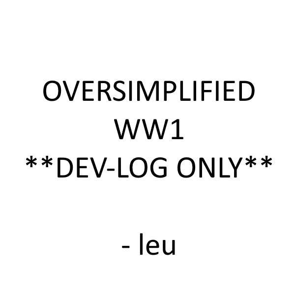 Oversimplified WW1 - Paradox Mods