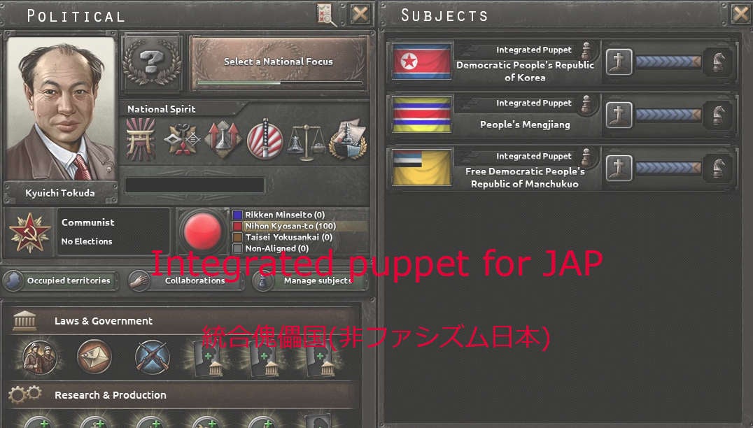 Allow integrated puppet for Japan - Paradox Mods