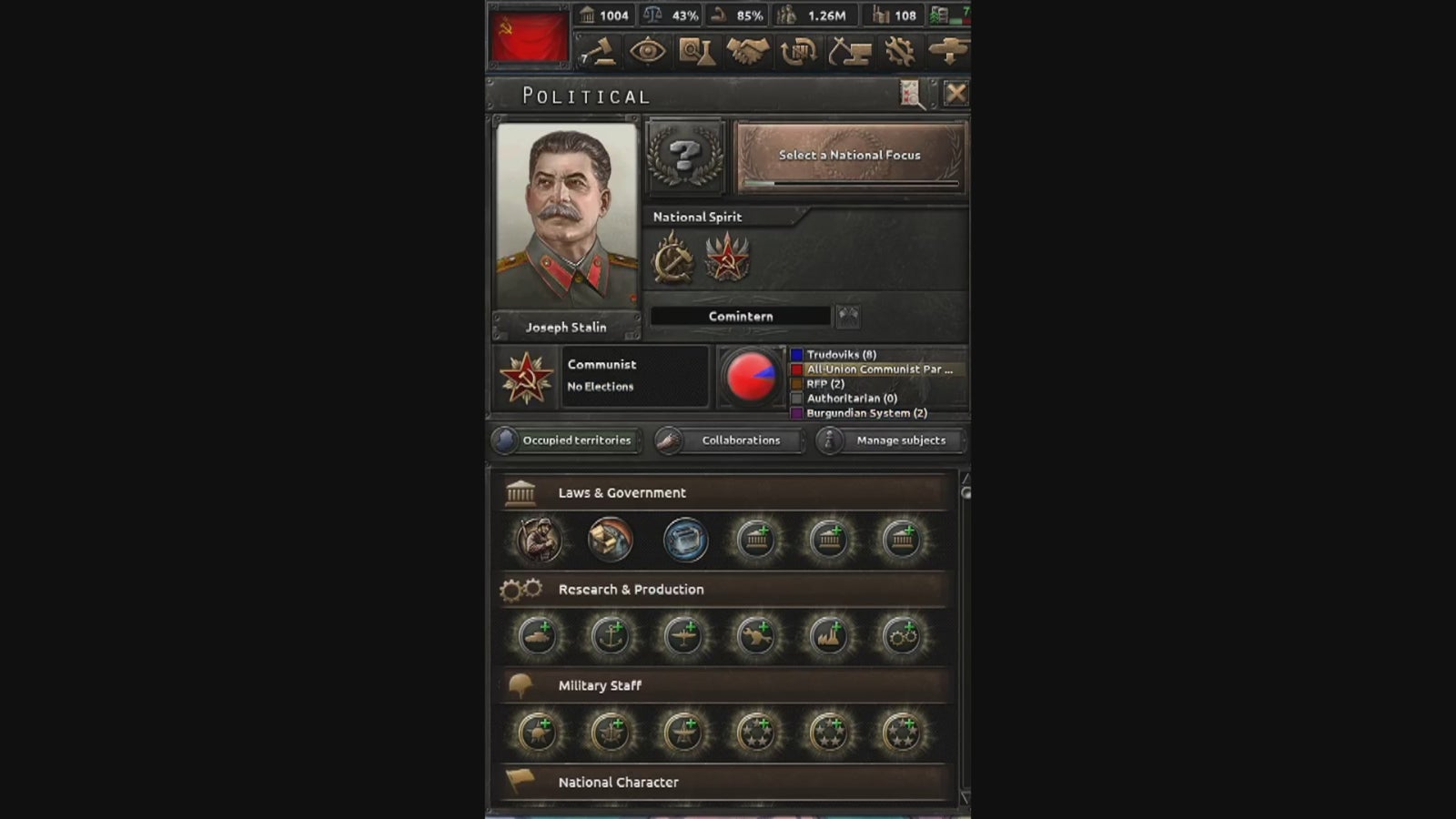 Sergey Taboritsky for Russia - Paradox Mods