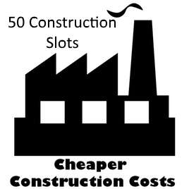 50 Construction Slots - Cheaper Construction Costs - Paradox Mods