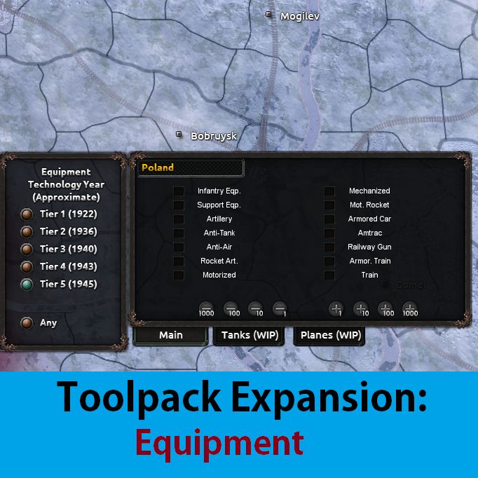 Toolpack Equipment Expansion - Paradox Mods