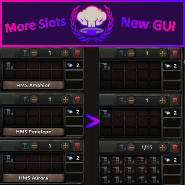 More Dockyard Slots + GUI - Paradox Mods