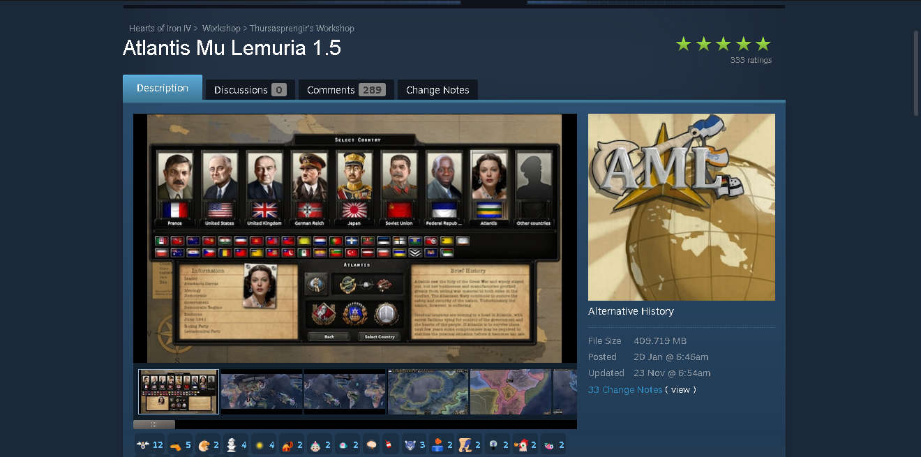 Atlantis Mu Lemuria 1.5 - Paradox Mods