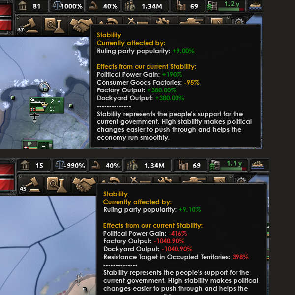 Higher Max Stability / Lower Min Stability (Works whit Mods) - Paradox Mods