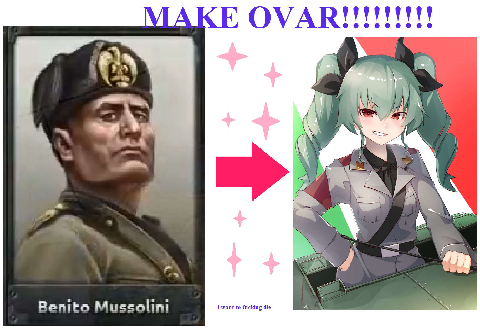 Mussolini as Anchovy [Girls und Panzer]] - Paradox Mods