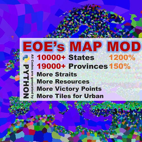 EOE – Enhanced Standard World Map - Paradox Mods