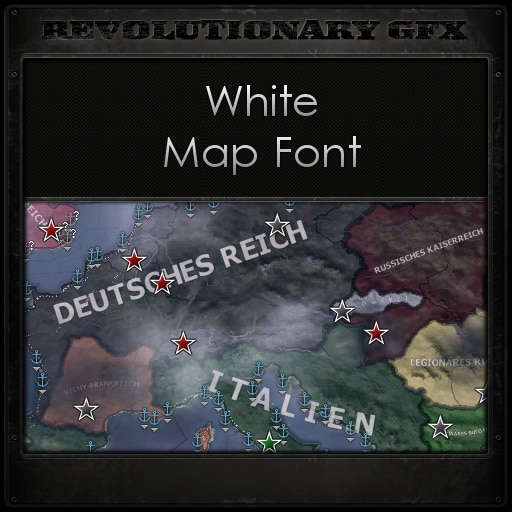 White Map Font - Paradox Mods