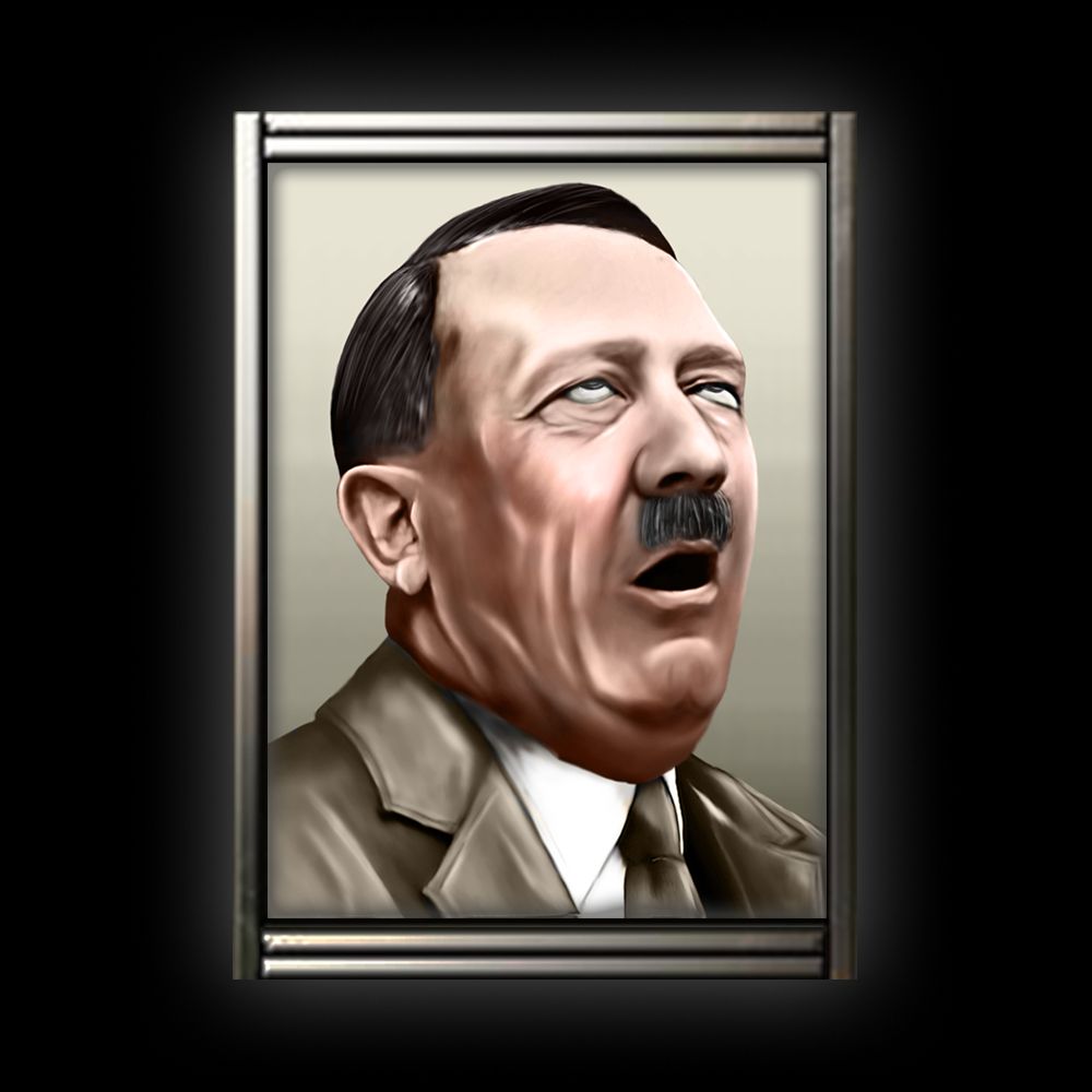 Hitler Eyeroll Portrait - Paradox Mods