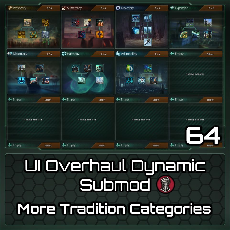 Overhaul Dynamic - More Tradition Categories - Paradox Mods