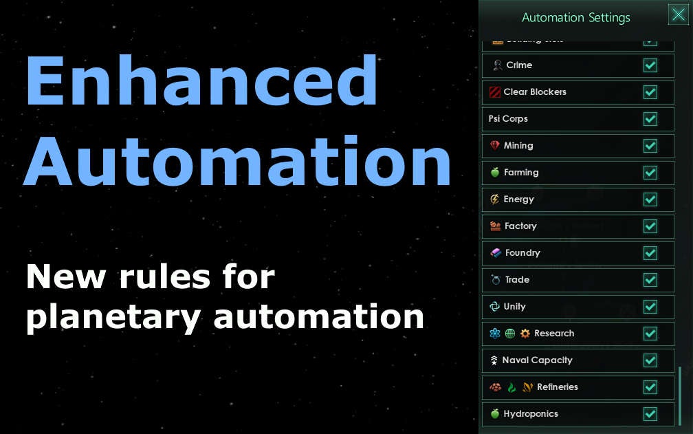 Enhanced Automation - Paradox Mods