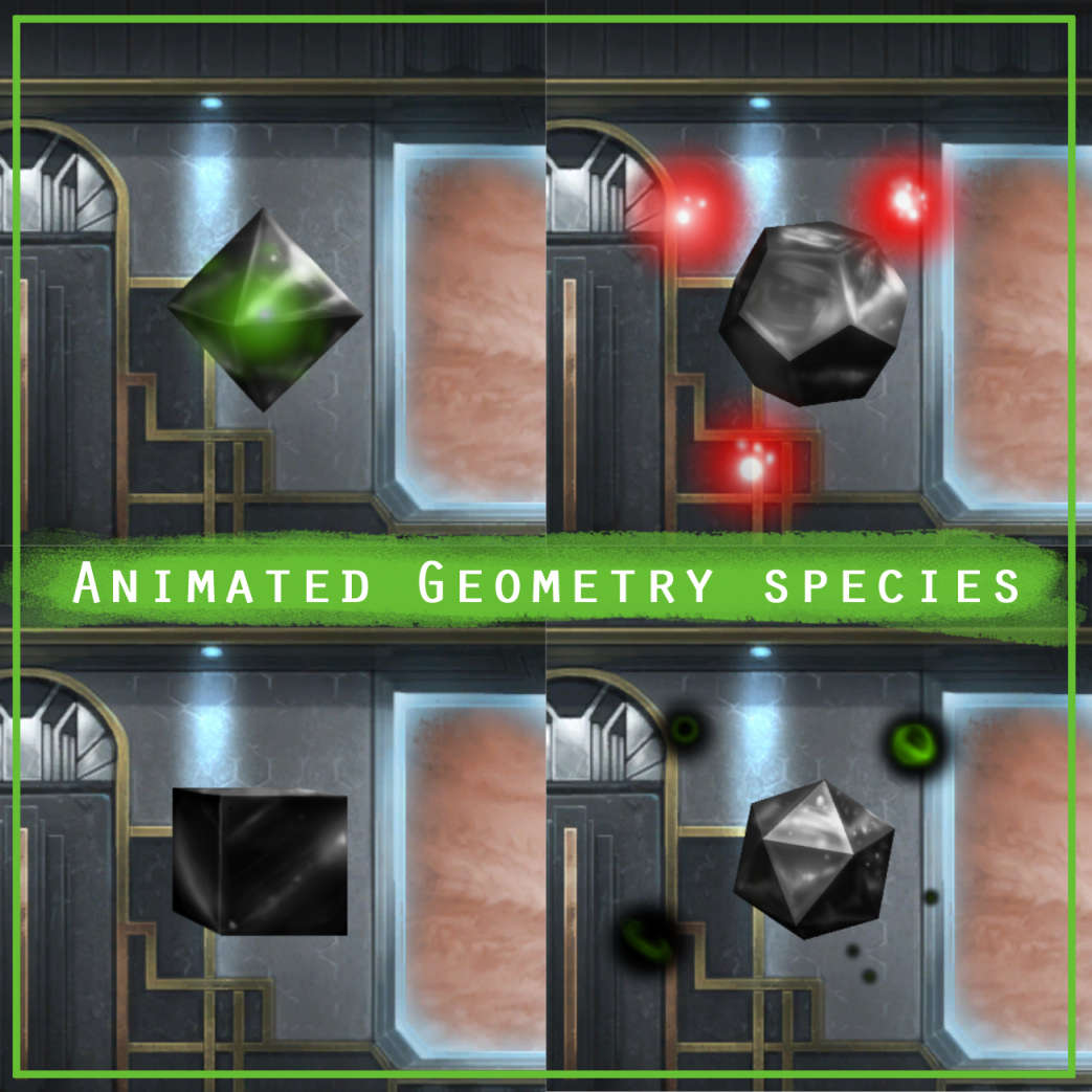 Animated Geometry Species - Paradox Mods