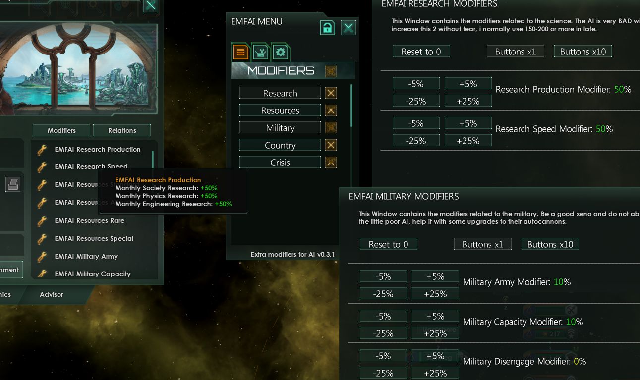 Extra Modifiers For AI - Paradox Mods