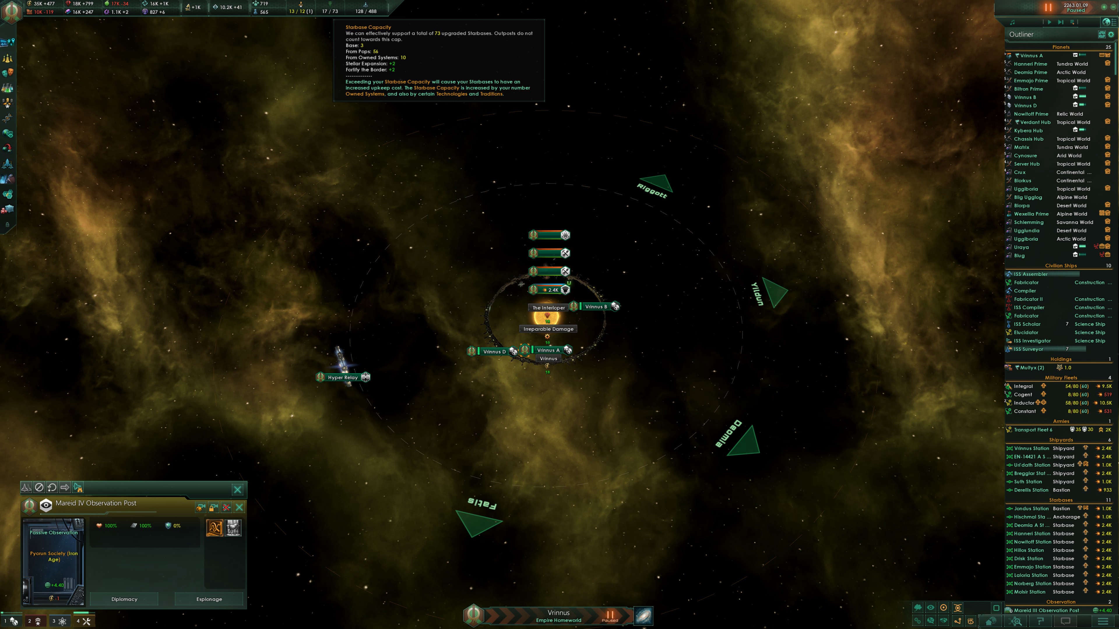 Starbase capacity - Paradox Mods