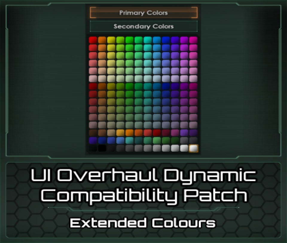 UI Overhaul Dynamic + Expanded Colours 3.11 - Paradox Mods