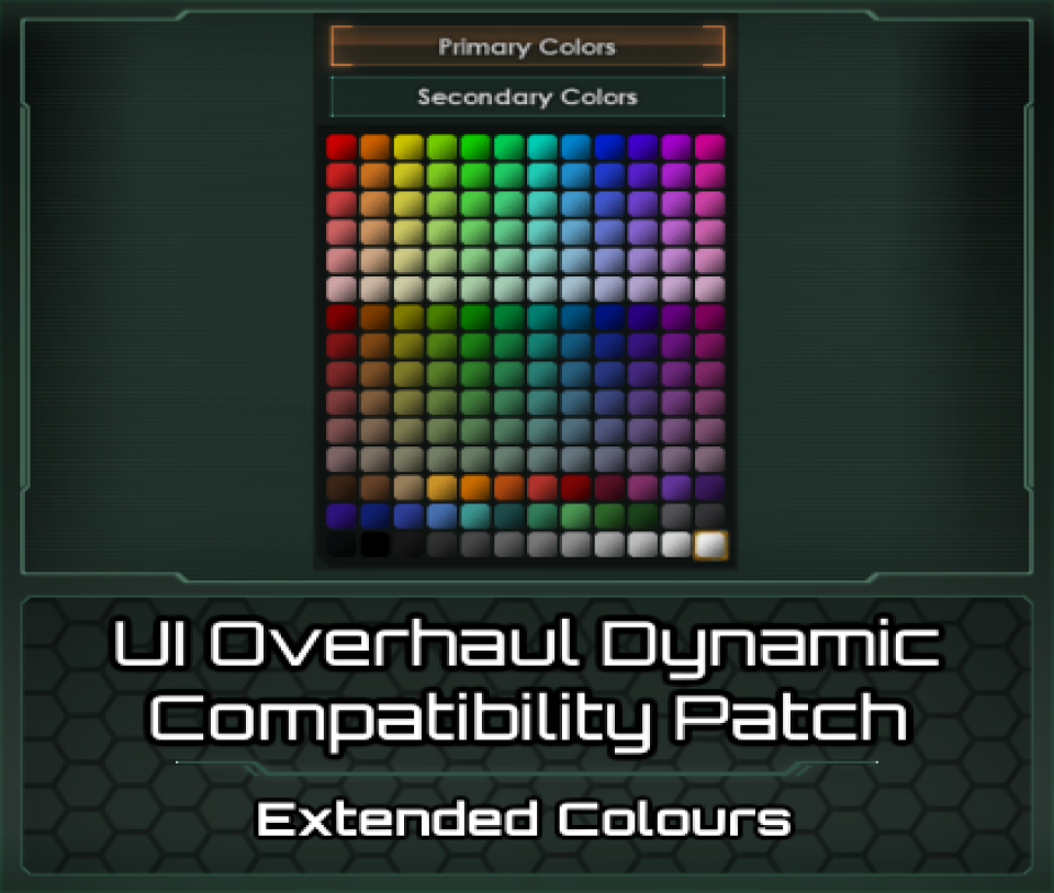 UI Overhaul Dynamic + Expanded Colours 3.11 - Paradox Mods