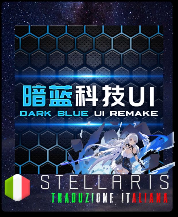 ! Dark Blue UI Remake ITA - Paradox Mods