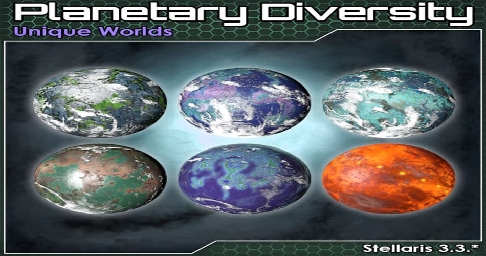 -Planetary Diversity - Unique Worlds- - Paradox Mods