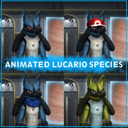 Animated lucario Species - Paradox Mods