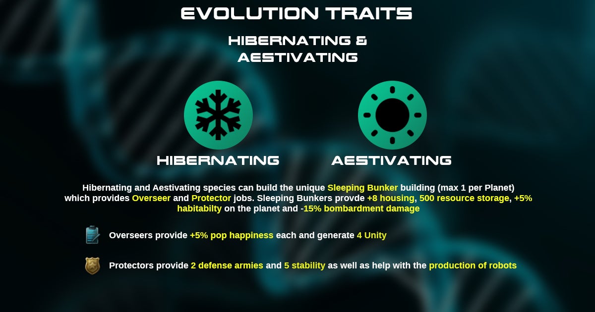 Evolution Traits - 1.1 - Paradox Mods