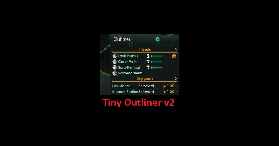 Tiny Outliner v2 | - Paradox Mods
