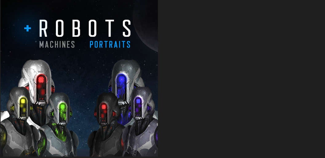 +Robots | New animated portraits : Reborn - Paradox Mods