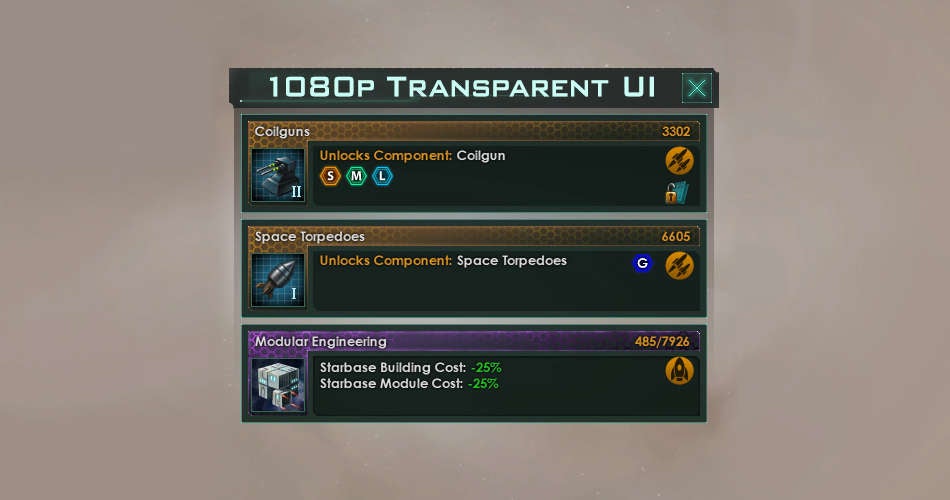 UI 1080p Transparency - Paradox Mods
