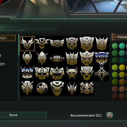 Transformers Emblems - Paradox Mods