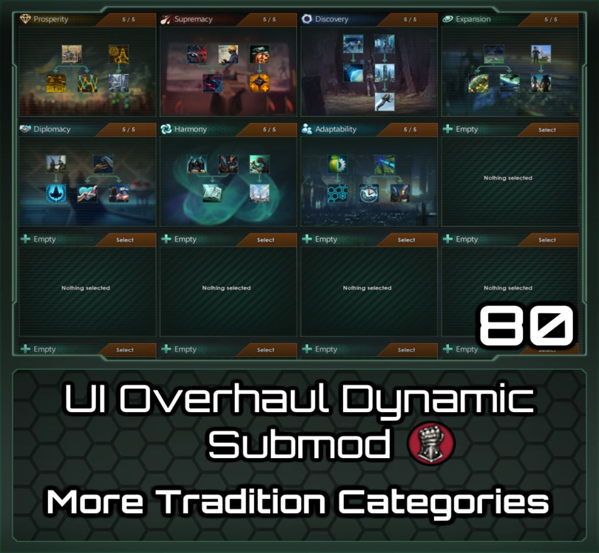 UI Overhaul Dynamic - More Tradition Categories-80 - Paradox Mods