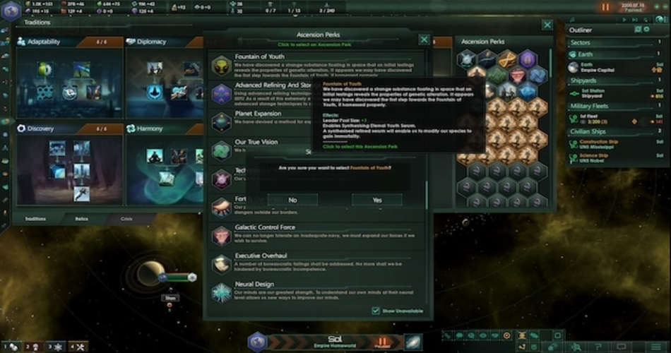 Ascension Perks Broadened 3.4 - Paradox Mods