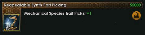 Add Repeatable Synthetics Trait Picks Research - Paradox Mods