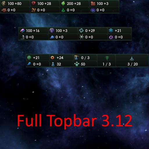 Full Topbar by Harain 29.10.2024 - Paradox Mods