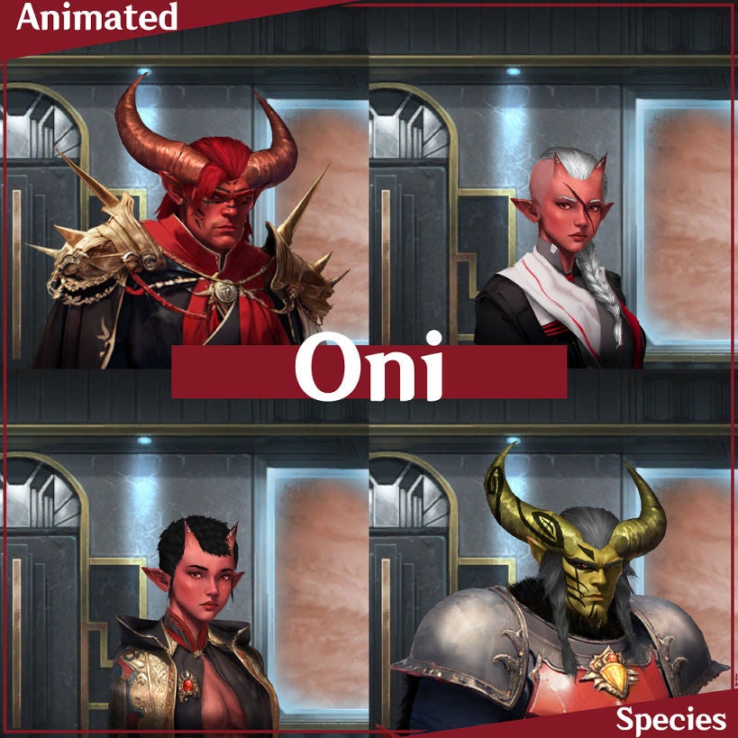 Animated Oni Species - Paradox Mods