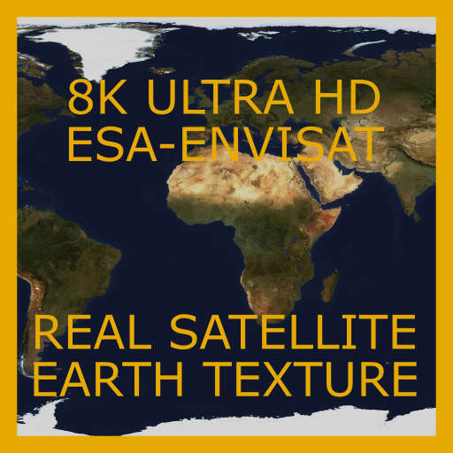 8K Ultra HD ENVISAT-ESA Earth Texture - Paradox Mods