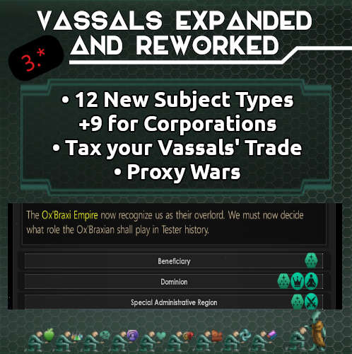 Vassals Expanded and Reworked - Exalted Domination Patch - Paradox Mods
