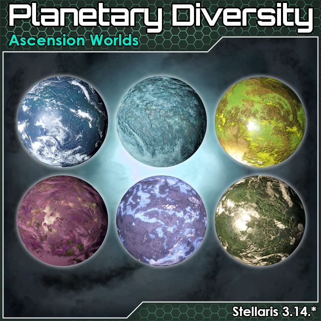 Planetary Diversity - Ascension Worlds (3.14) - Paradox Mods