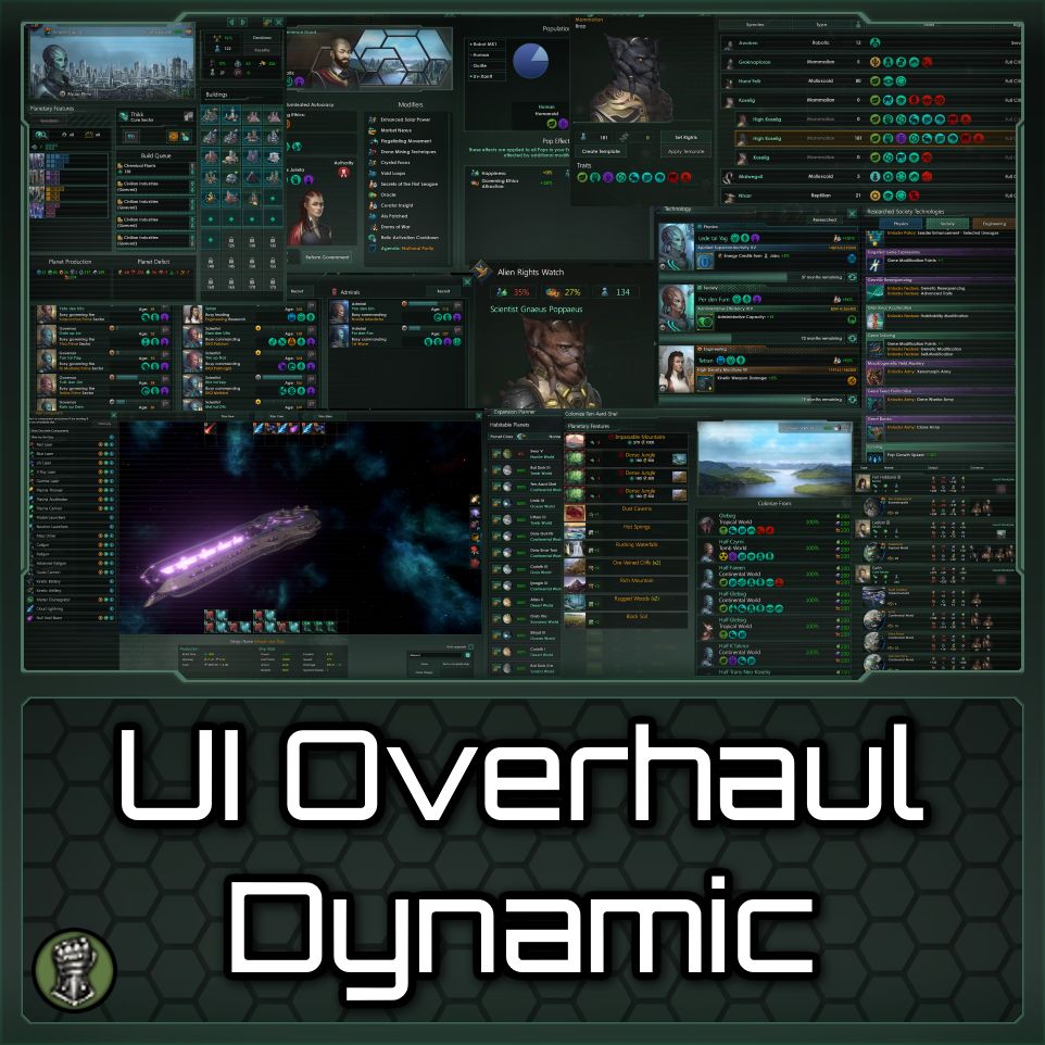 UI Overhaul Dynamic (Updated) - Paradox Mods