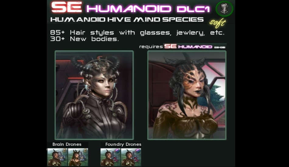 SE Humanoid - DLC1 Humanoid Hives (Soft) - Paradox Mods