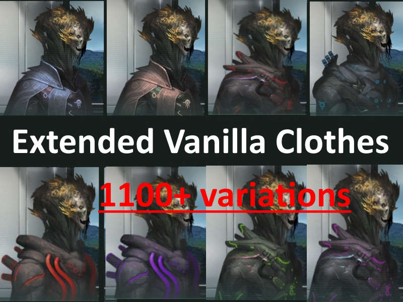 Extended Vanilla Clothes - Paradox Mods