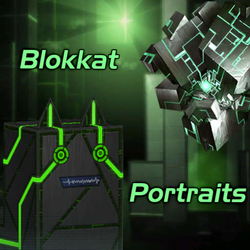Animated Blokkat Portraits 2.0 - Paradox Mods