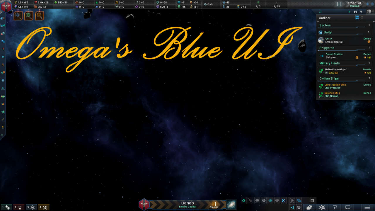 Omega Blue UI - Paradox Mods