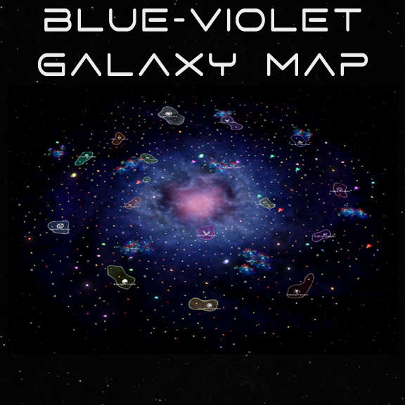 Blue-Violet Galaxy Map - Paradox Mods