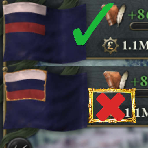 Remove Overlord Border on Flag Mod - Paradox Mods