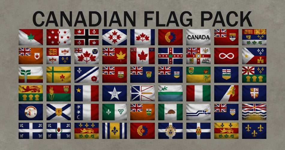 Canadian Flag Pack - Paradox Mods