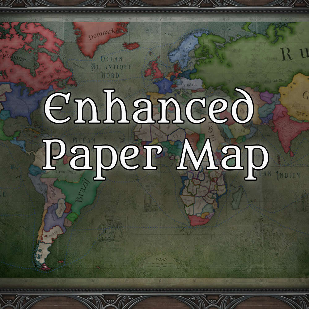 Enhanced Paper Map - Paradox Mods