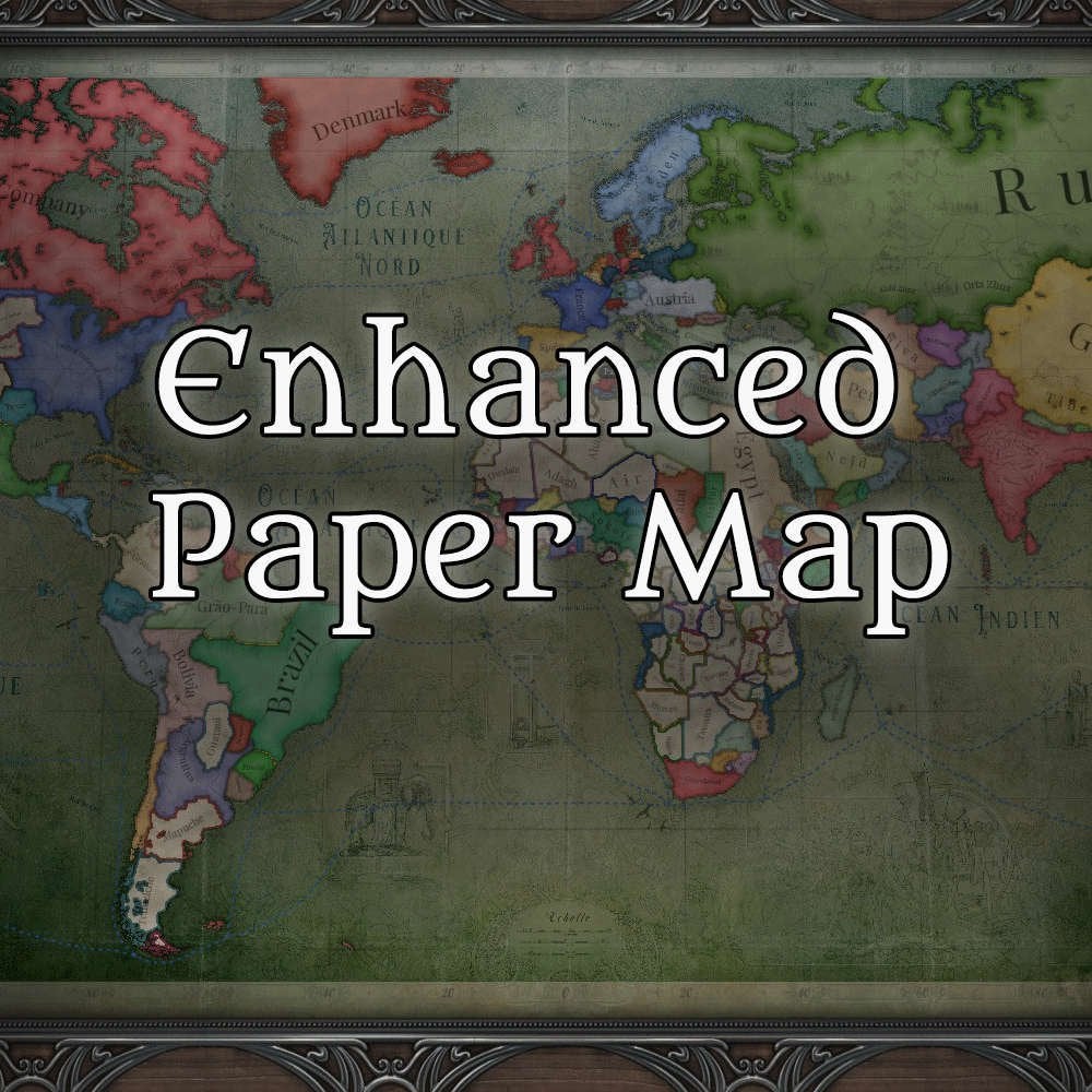 Enhanced Paper Map - Paradox Mods